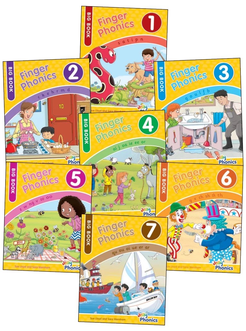 Finger Phonics Big Books 1–7 – Jolly Learning Ireland