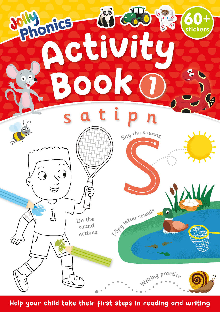 Jolly Phonics Activity Book 1 (British English, Precursive Edition ...